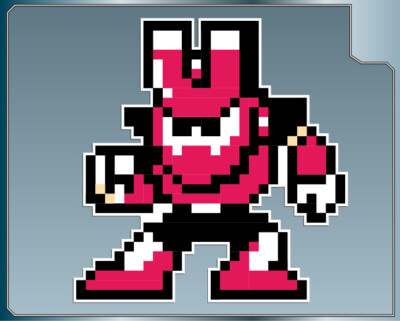 MAGNET MAN Sprite from MEGA MAN Vinyl Decal #1 Car Truck Laptop Sticker ...