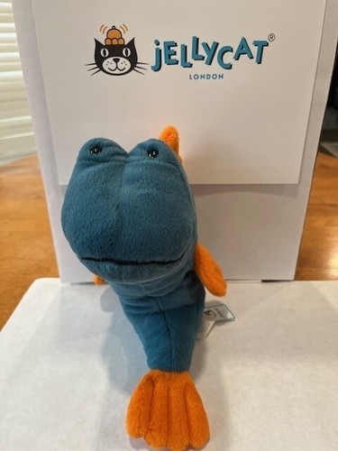Jellycat Mack Mudskipper Plush Fish Aquatic Stuffed Animal Collectible ...