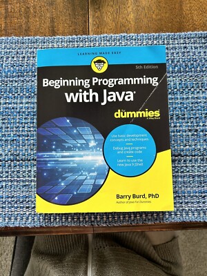 Beginning Programming with Java For Dummies 9781119235538 VERY GOOD++ ...
