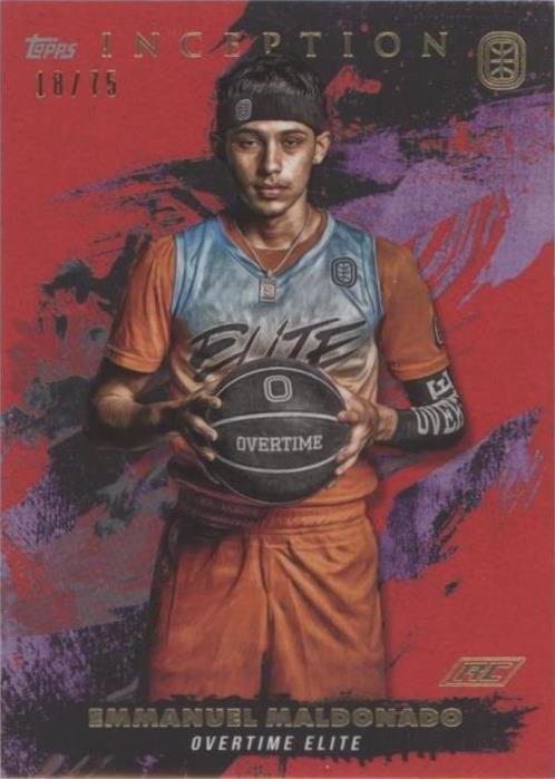2021-22 Topps Inception OTE Overtime Elite - Emmanuel Maldonado #22 Red ...