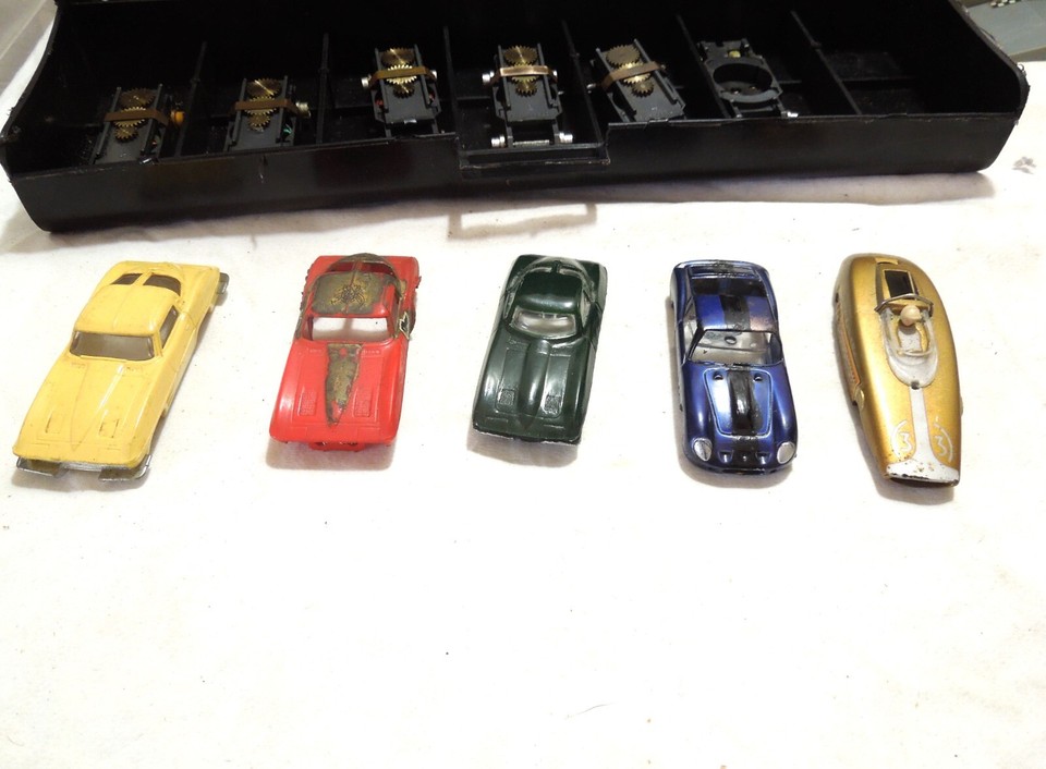 Aurora Model Motoring parts, carry / pit case, Tyco slot car, raceway ...