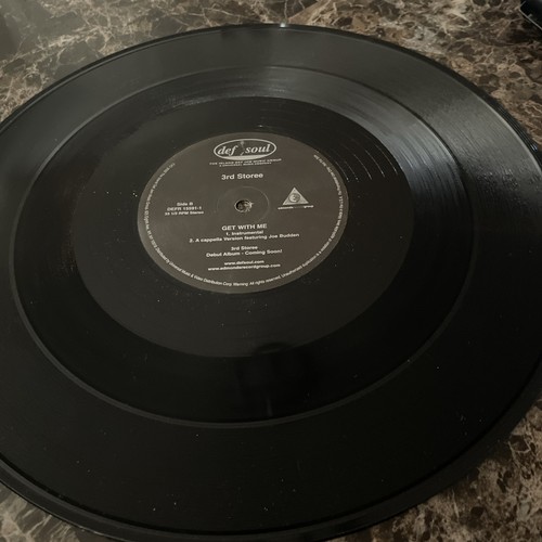 3rd Storee Get With Me Vinyl Single 2002 Def Soul DEFR LP Rap Hip Hop ...