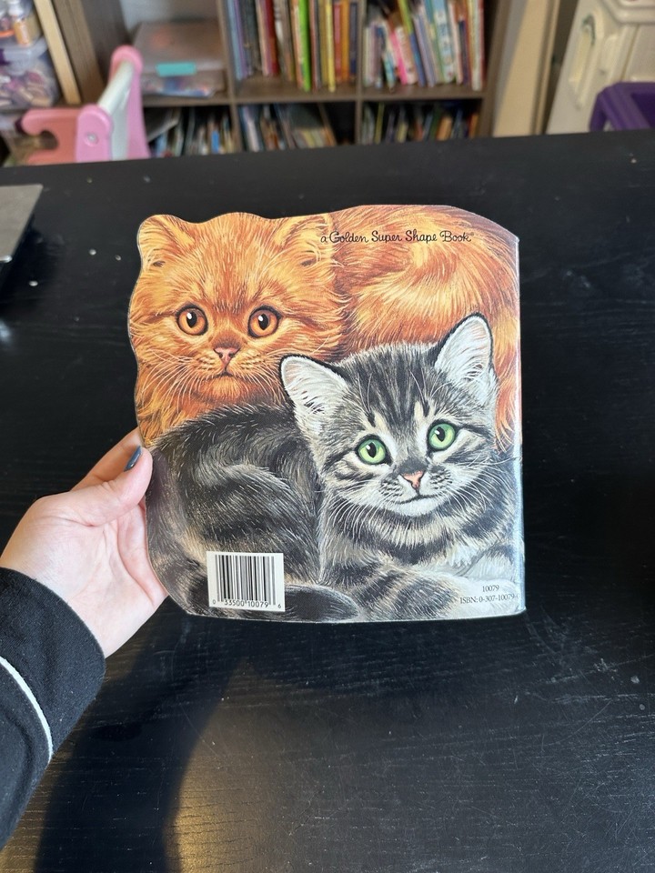 The Kitten Book By Golden Super Shape Book 1968 Western Publishing ...