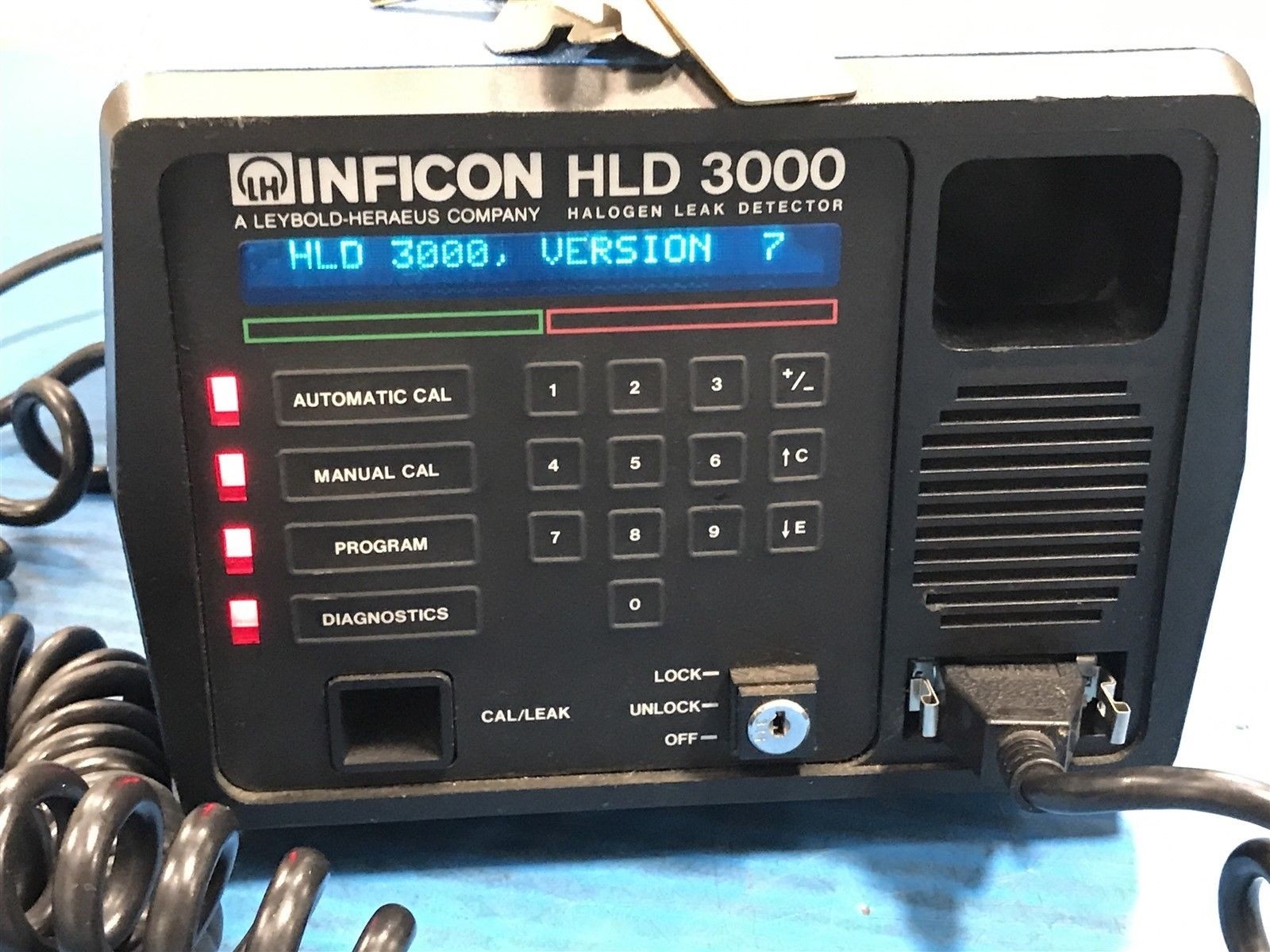 Used Leybold Inficon HLD 3000 Halogen Leak Detector 701-002-G1 AND ...