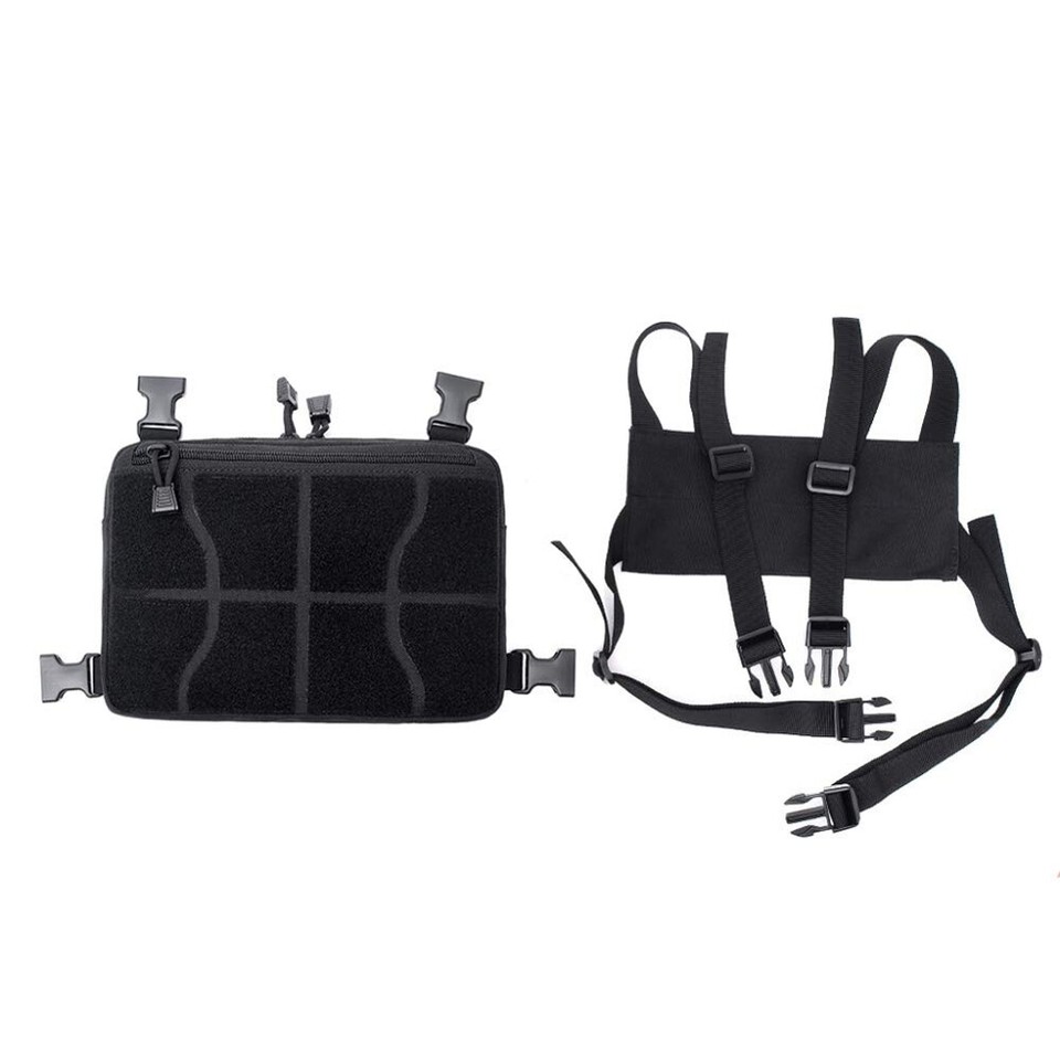 Tactical Pouch Chest Harness Chest Front Pack Pouch Holster Vest Rig ...