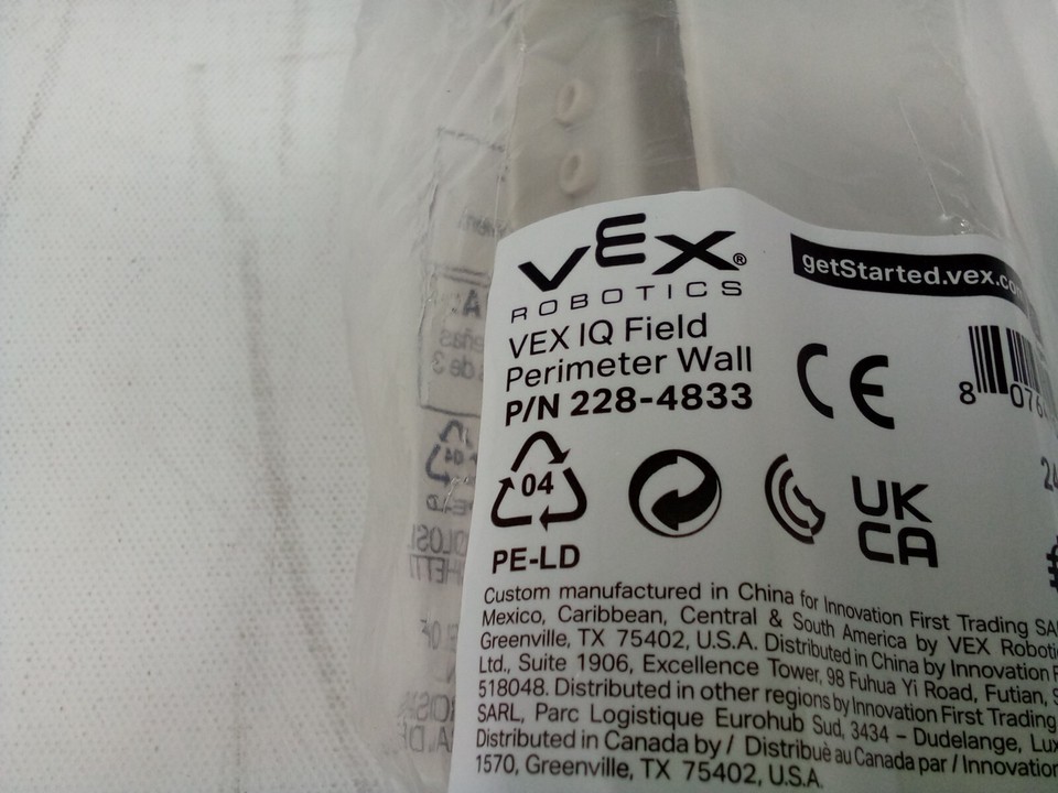 Vex Robotics VEX IQ Field Perimeter Wall 228-4833 | eBay