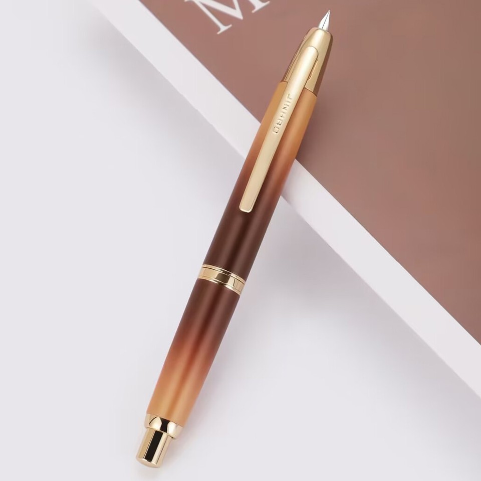Jinhao 10 Press Retractable Fountain Pen EF/F Nib Gradient Color ...