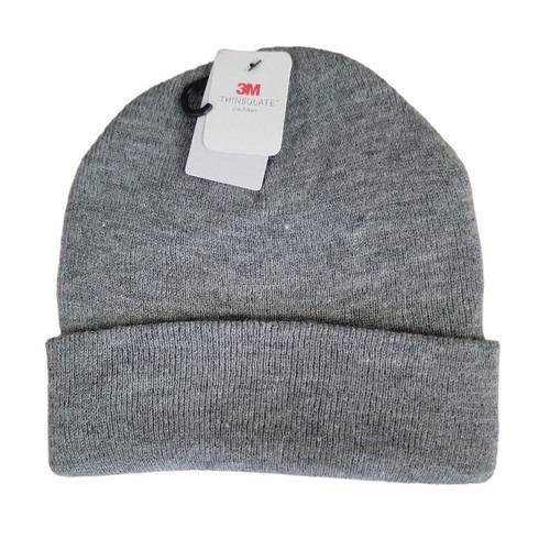 West Loop 3m Thinsulate Men's Gray Insulation Cuffed Beanie Hats Cap ...