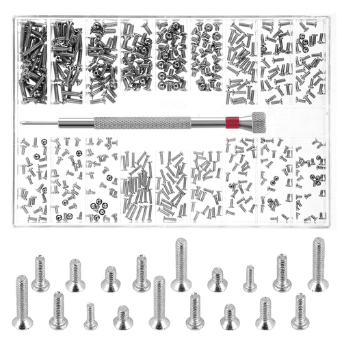 500 Pcs Small Screws for Electronics, M1.2/M1.4/M2.0 Screws with ...