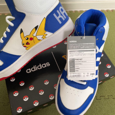 adidas Pokemon Pikachu Kids Sneaker Blue Size US 6/ 24.5 cm Preowned ...