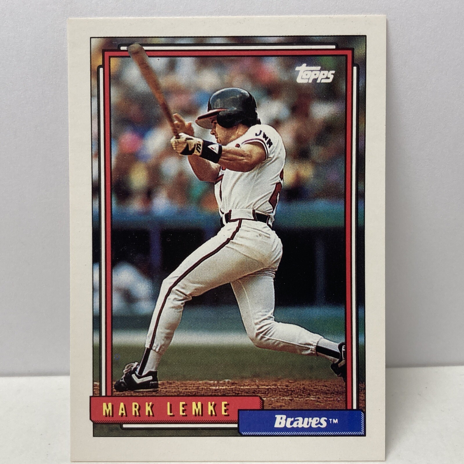 1992 Topps #689 Mark Lemke Braves | eBay