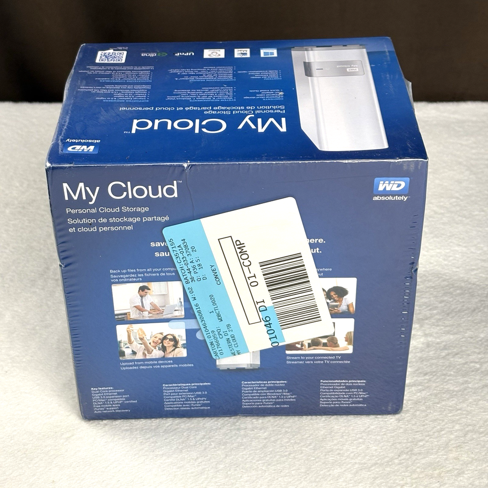 NEW & SEALED! WD Absolutely My Cloud 2TB External Hard Drive Nas ...
