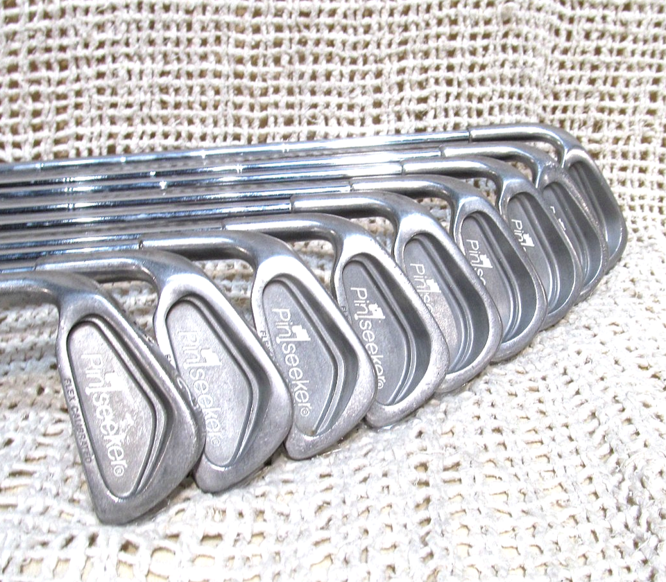 Pinseeker TPW (2 thru PW) 9 Piece Iron Set LEFT-HANDED ~ Stiff Flex ...
