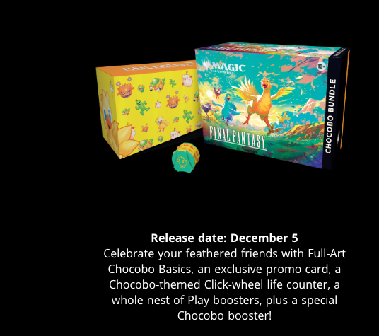 PRESALE Magic: The Gathering - Final Fantasy Chocobo Bundle Box ...