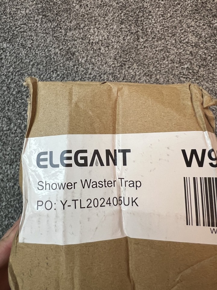 Shower Waste Trap 90mm Chrome Vented Dome Easy Clean High Flow Shower ...