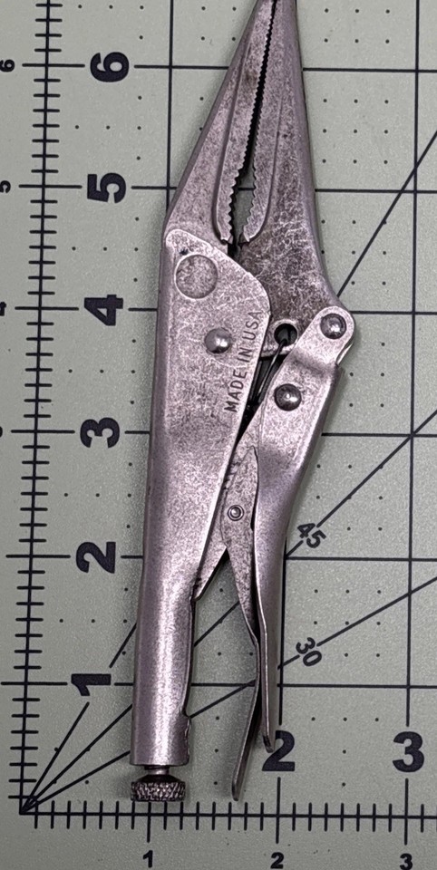 Vintage Craftsman 9 45349 Vise Grip Needle Nose Locking Pliers Made In ...
