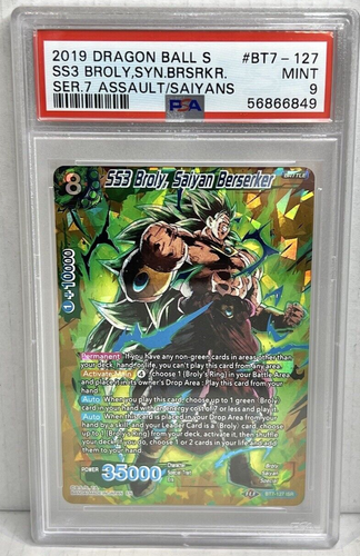 SS3 Broly Saiyan Berserker ISR Assault Of Saiyans Card Super DBS DBZ ...