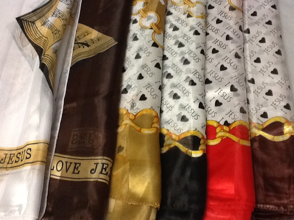 8 I LOVE JESUS 8 Religious Christian Church Scarf Item Scarves ...