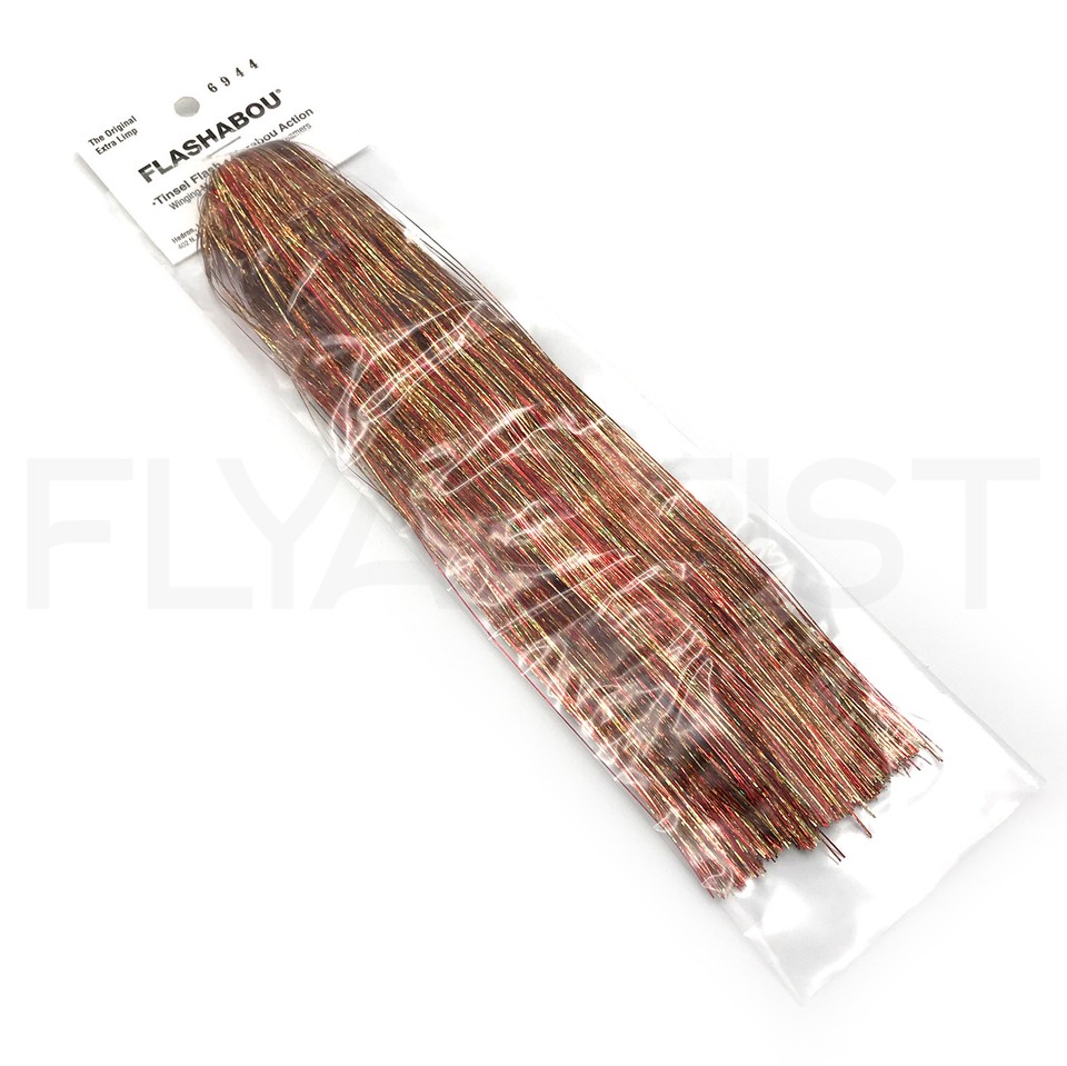 HOLOGRAPHIC FLASHABOU - Fly Tying Flash Material Musky Bucktail - 25 ...