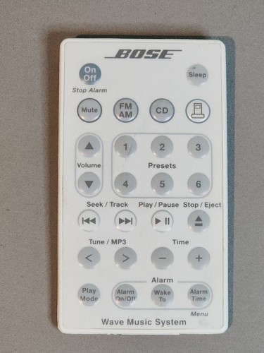 OEM Bose Wave Soundtouch WiFi Music System Series Remote Control White ...