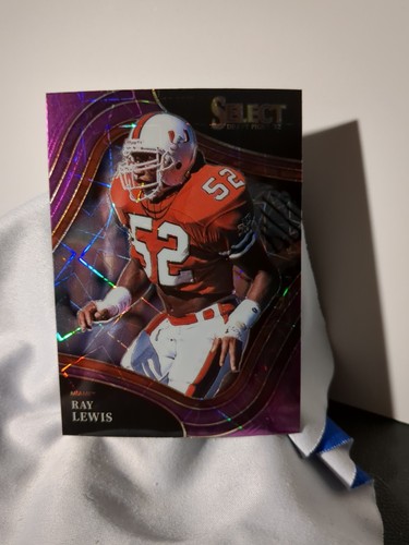 2022 Panini Select Draft Picks - Field Level Ray Lewis #151 Purple ...