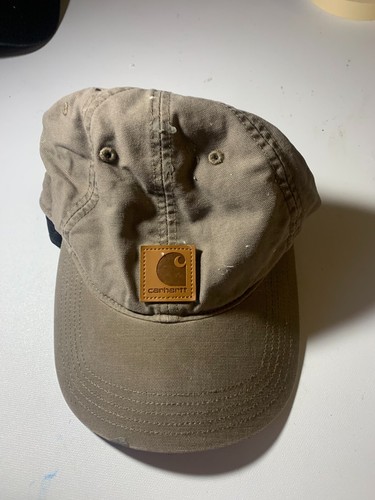 Carhart Hat Cap Adjustable Brown Tan Pre-Owned HT7+131 | eBay