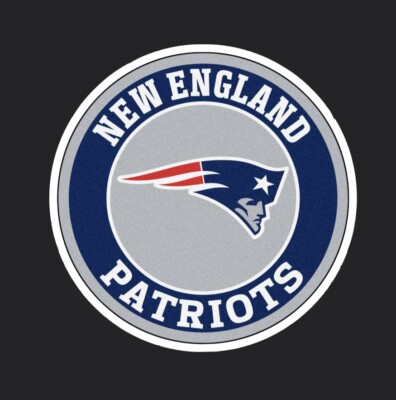 NEW ENGLAND PATRIOTS Logo Sticker Bat Stickers Car NFL Football Decal ...