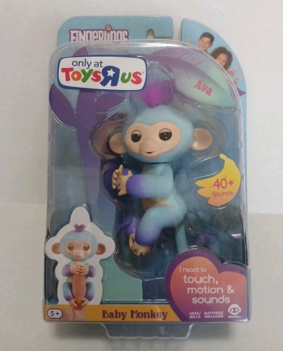 WowWee Fingerling Ava Toys R Us Exclusive blue Baby Monkey. Factory Sealed. | eBay