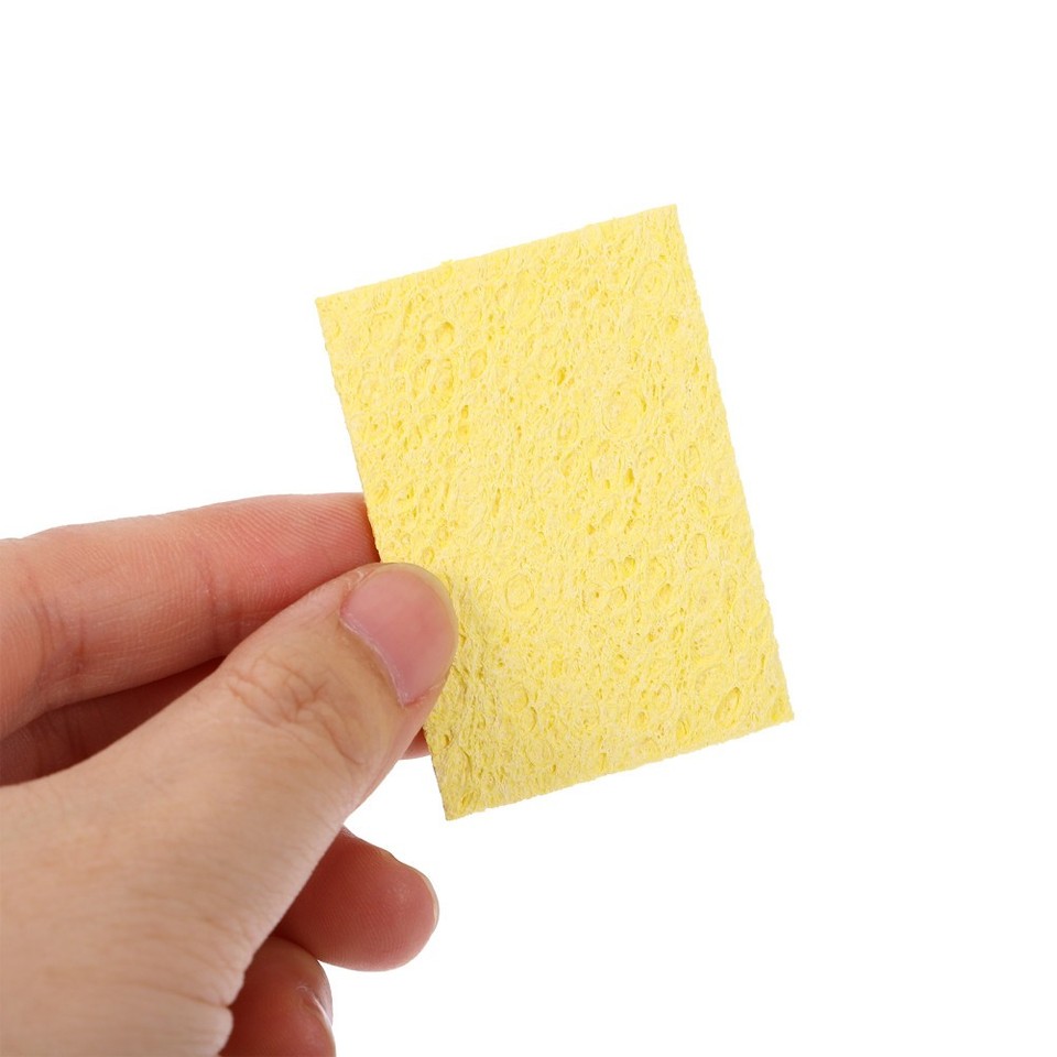 10 Pcs Soldering Iron Cleaning Sponge Tip Electrical Cleaner Portable ...