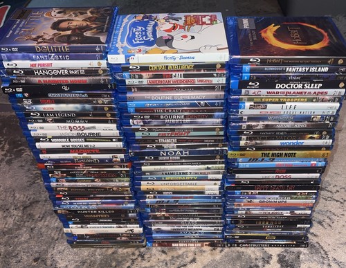 Wholesale lot of 109 Blu-ray Disc Movies Assorted Used | eBay