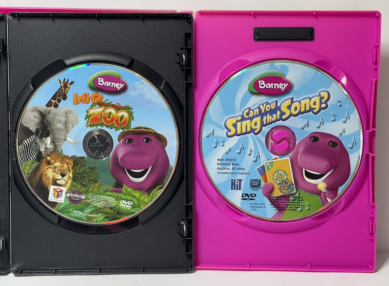 Barney Dvd Lot (2) - Can You Sing That Song | Grelly USA