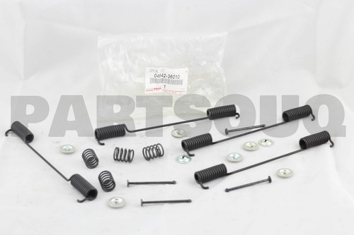 0494236010 Genuine Toyota SPRING KIT, REAR BRAKE 04942-36010 | eBay