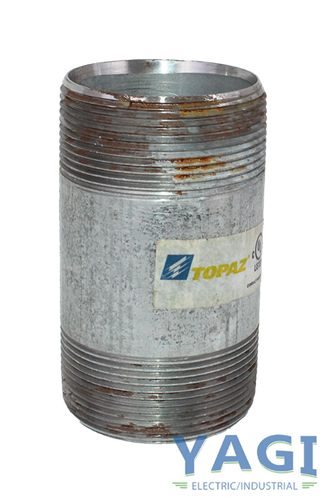 Topaz 64564 Conduit Nipple 2x4 Inch Galvanized Steel Rigid or IMC ...