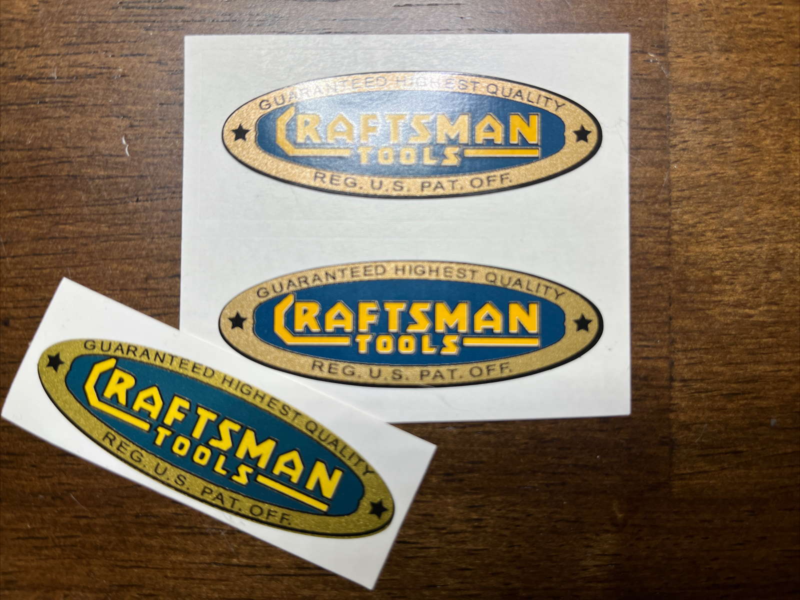 Craftsman Tools vintage style decal 2-1/4" early Sunflower Jubilee 1936 ...