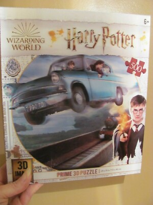 NEW HARRY POTTER WIZARDING WORLD 3D IMAGE 500 pc JIGSAW PUZZLE - FLYING ...
