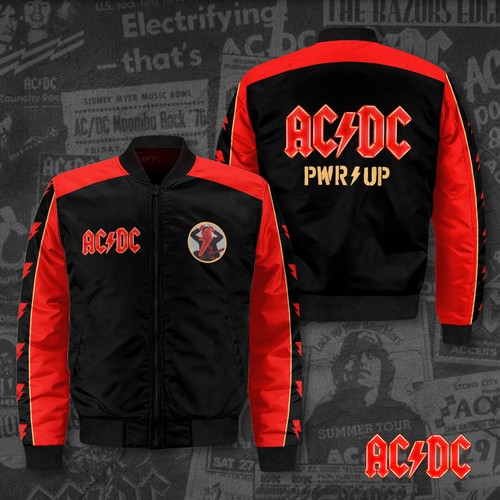 AC/DC Music Bomber Jacket For Fan | eBay