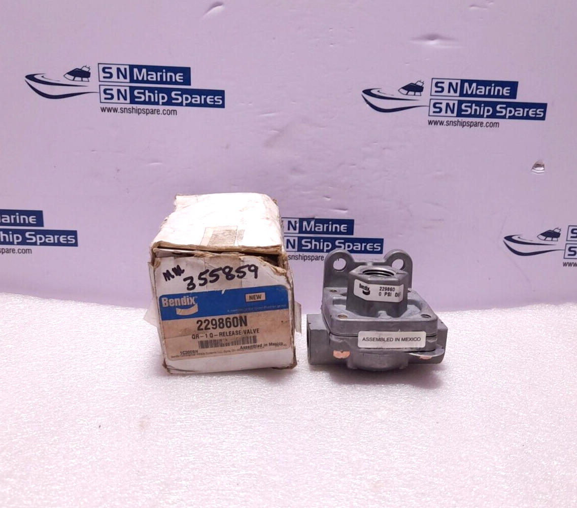 Bendix 229860N QR-1 Q-Release Valve 229860 Nov 7500633 Quick Release ...