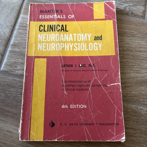 Paperback Book, Essentials Of Clinical Neuroanatomy & Neurophysiology ...