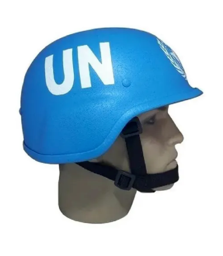 UN HELMET United Nations Peacekeepers Blue Militar REPRODUCTION | eBay