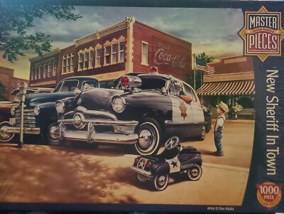 New Master Pieces New Sheriff In Town 1000 PC Puzzle 70209 | eBay