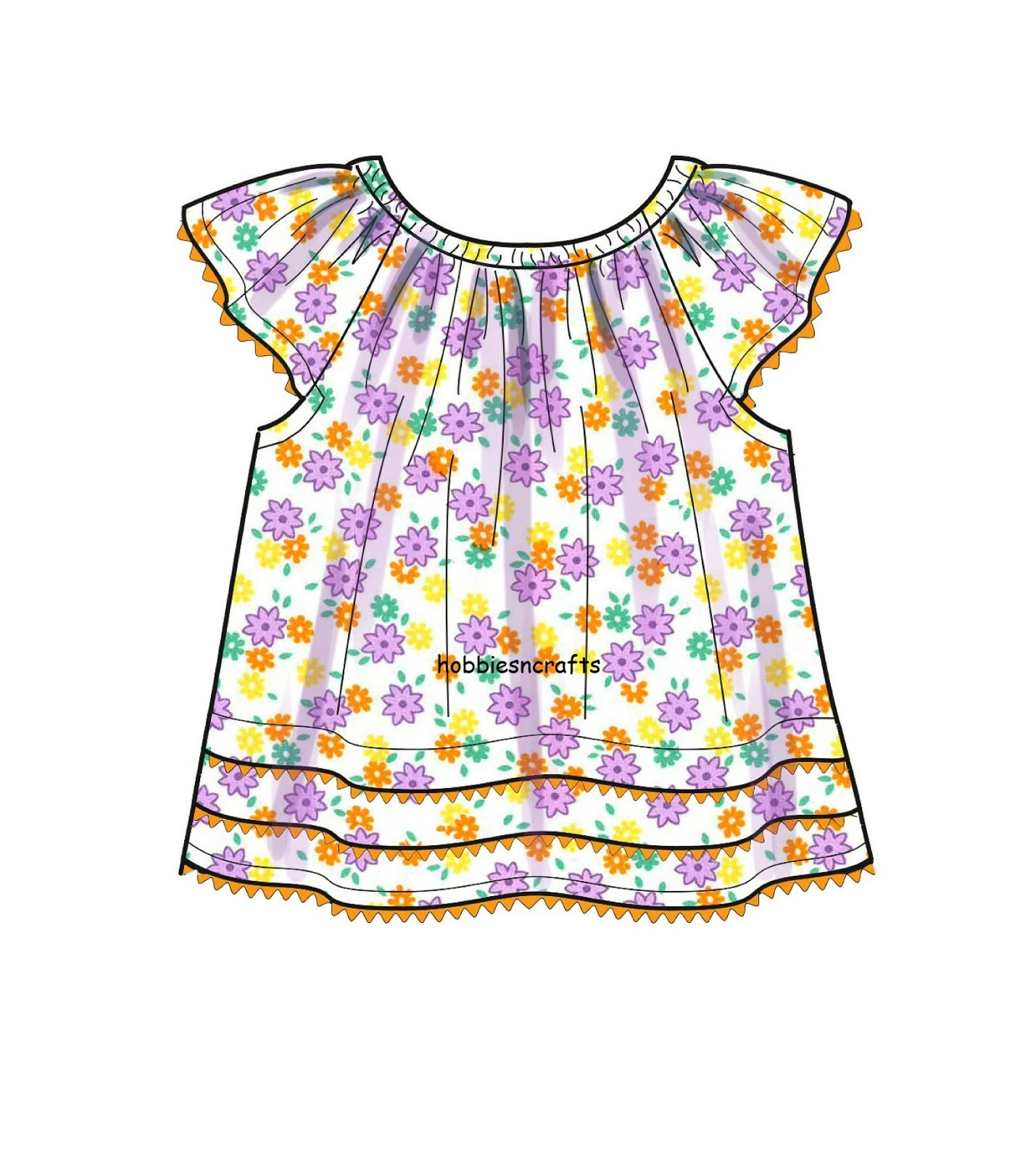 NEW LOOK 6663 BABIES DRESS TOP & SHORTS Sewing Pattern Ages NB - Large ...