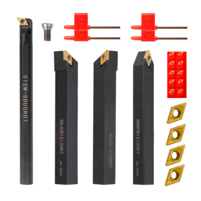 Lathe Turning Tool 12mm Shank 4PCS Metal Lathe Tools Holder 10PCS ...