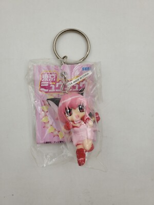 Anime Tokyo Mew Mew Mew Ichigo Momomiya Keychain Key Holder Figure ...