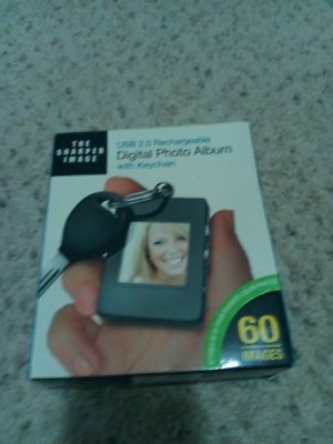 Digital Photo Album with Keychain USB 2.0 Rechargeable -The Sharper ...