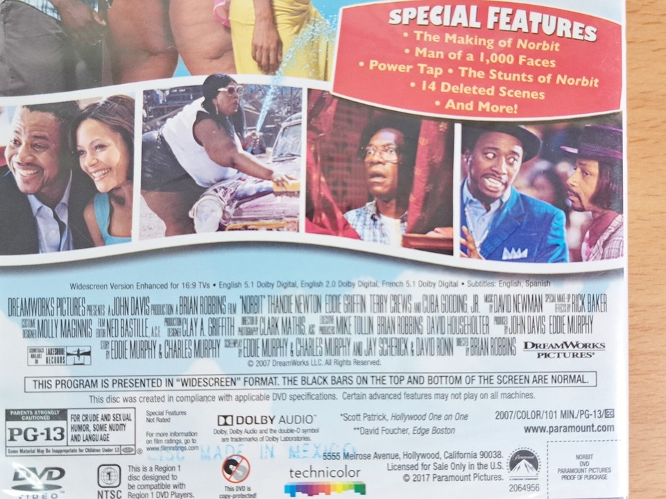 DVD Norbit - Eddie Murphy - New Sealed 2007 32429257598| eBay