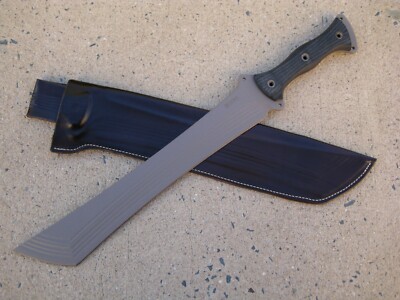 Busse Combat Hognose War Sword Custom Molded Leather Knife Sheath Black ...