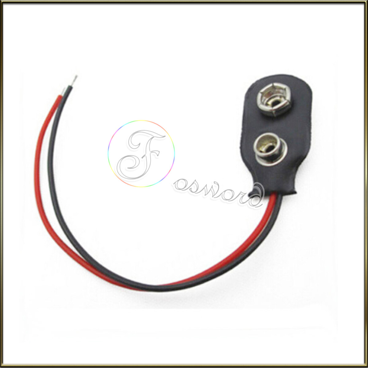 PP3 9V BATTERY SNAP CLIP SNAP CONNECTOR CABLE LEAD BATTERY HOLDER CELL ...