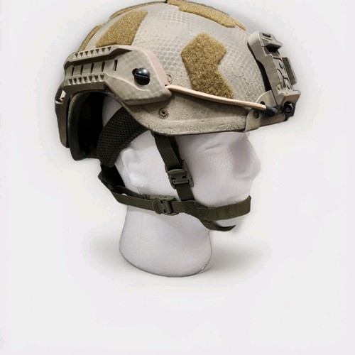 USGI NIJIIIA High Cut Helmet, with RHINO NVG Mount. ACH ECH IHPS CVC ...