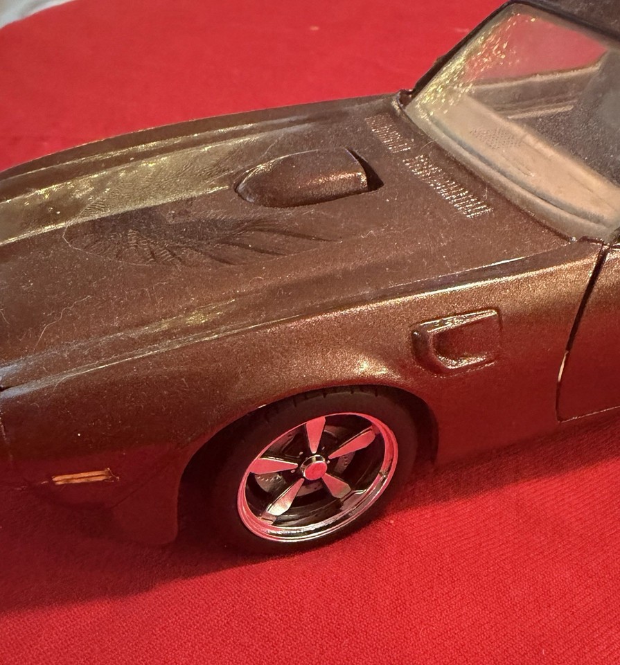 Pontiac Firebird Trans Am Brown Diecast Car Model with 'WINGS' License ...