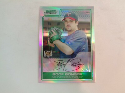 2006 Bowman Chrome Refractor Boof Bonser Card #BDP10 | eBay